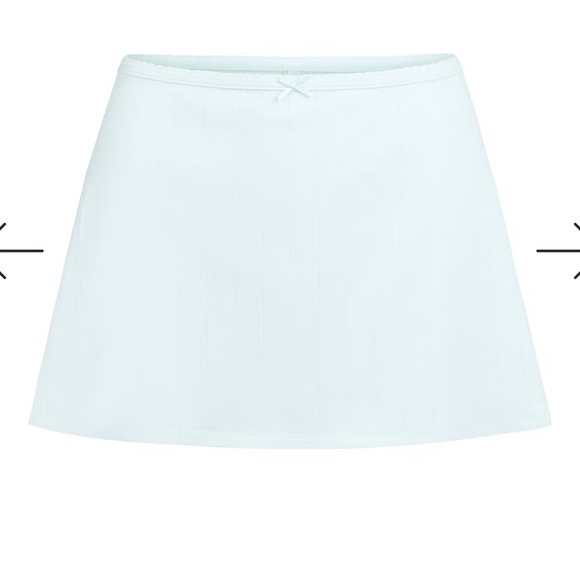 SKIMS | Intimates & Sleepwear | Skims Drop Needle Pointelle Mini Skirt ...